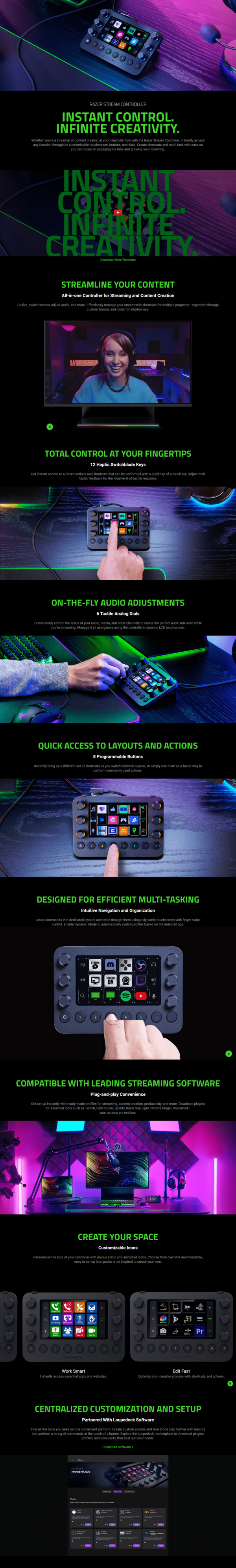 RAZER STREAM CONTROLLER