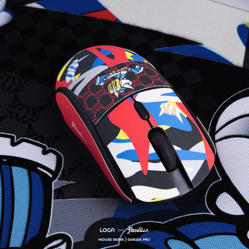 LOGA PREMIUM MOUSE SKINS (GRIP TAPES) : BENZILLA EDITION