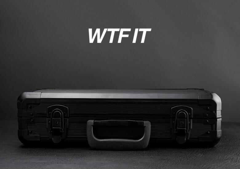 WTF IT KEYBOARD ALUMINUM CASE