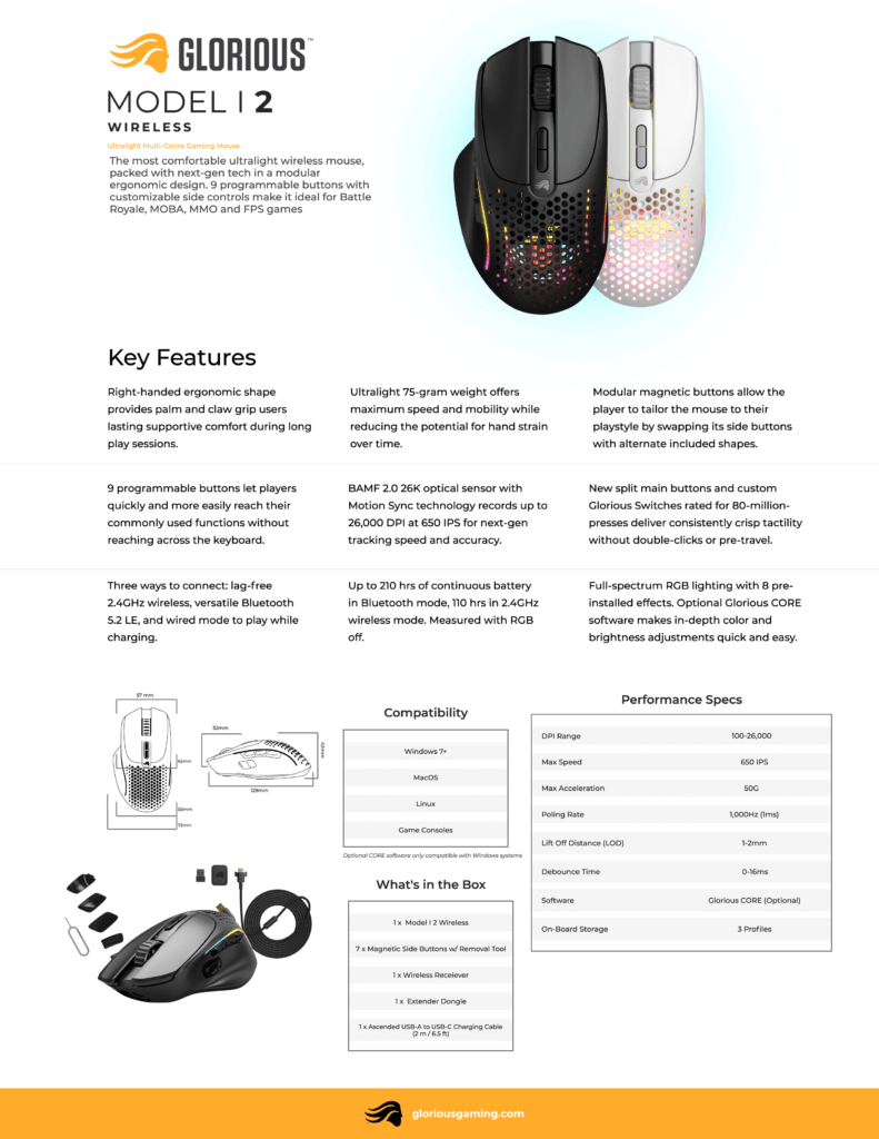 GLORIOUS MODEL I 2 WIRELESS